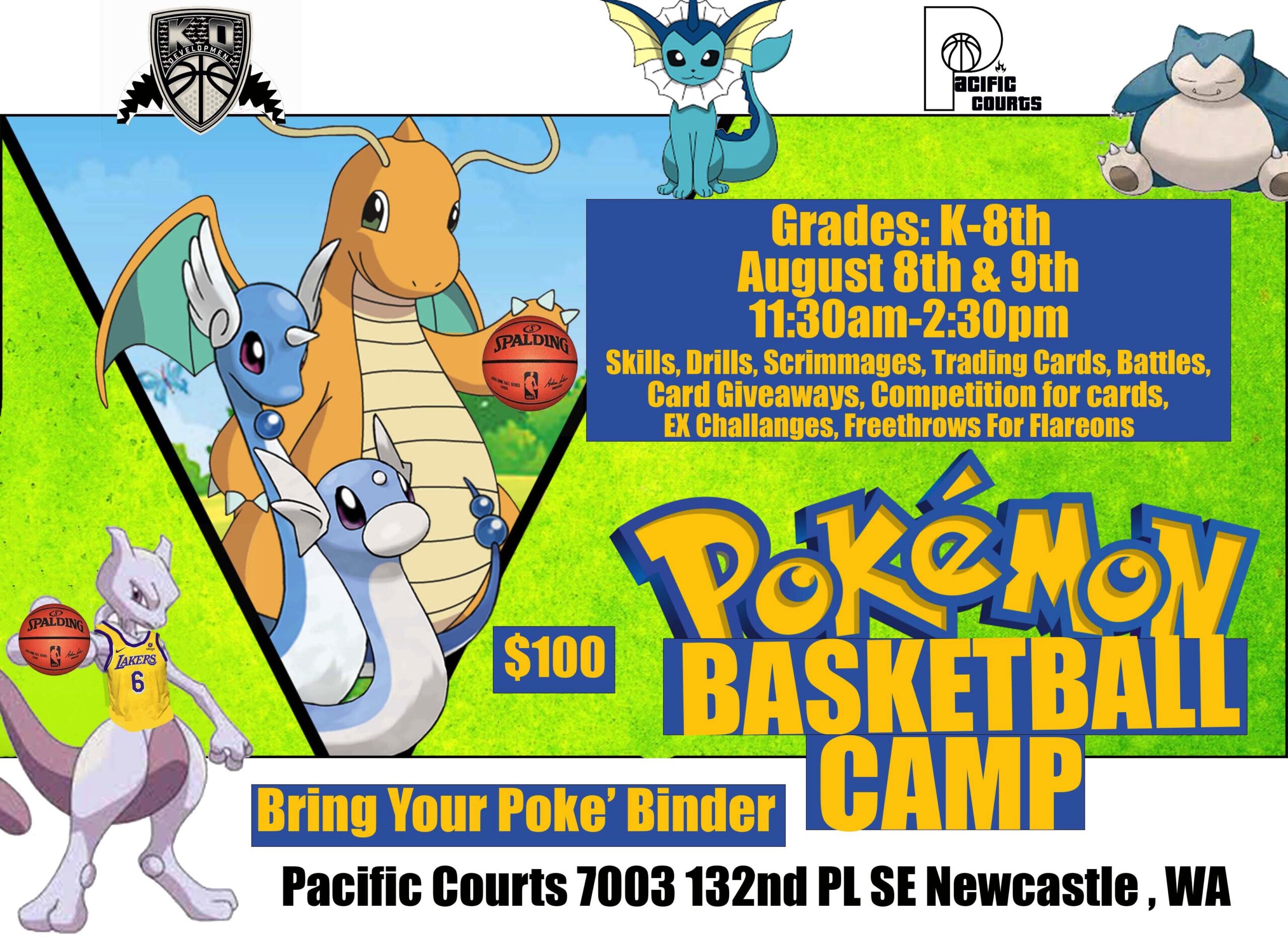 Pacific Courts - Camps and Clinics