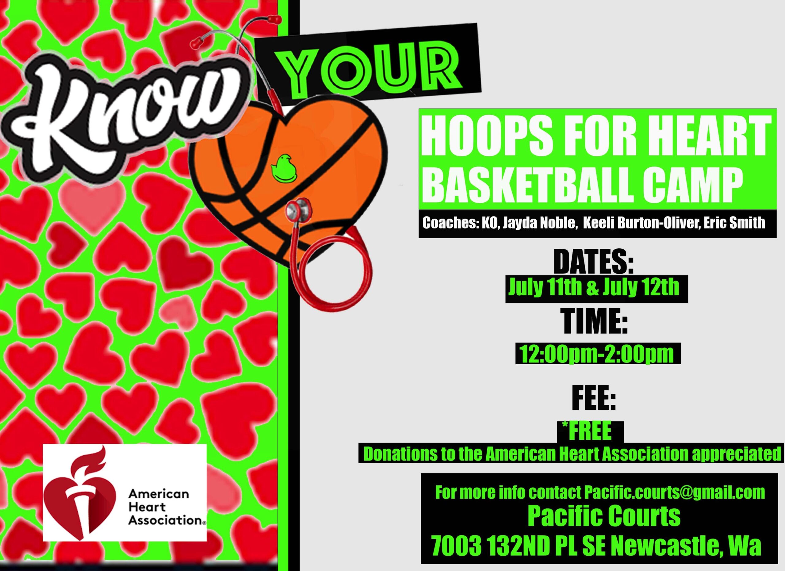 Pacific Courts - Camps and Clinics