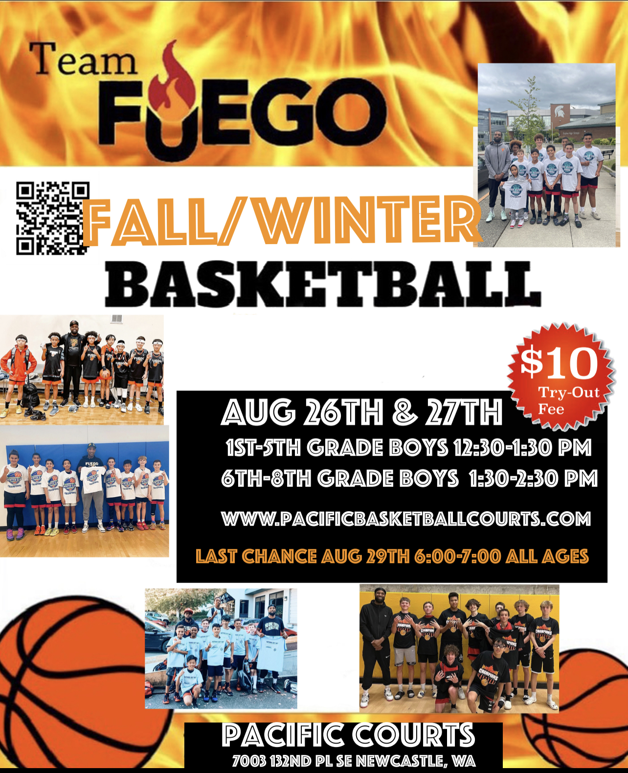 Pacific Courts - Fuego Teams - Boys